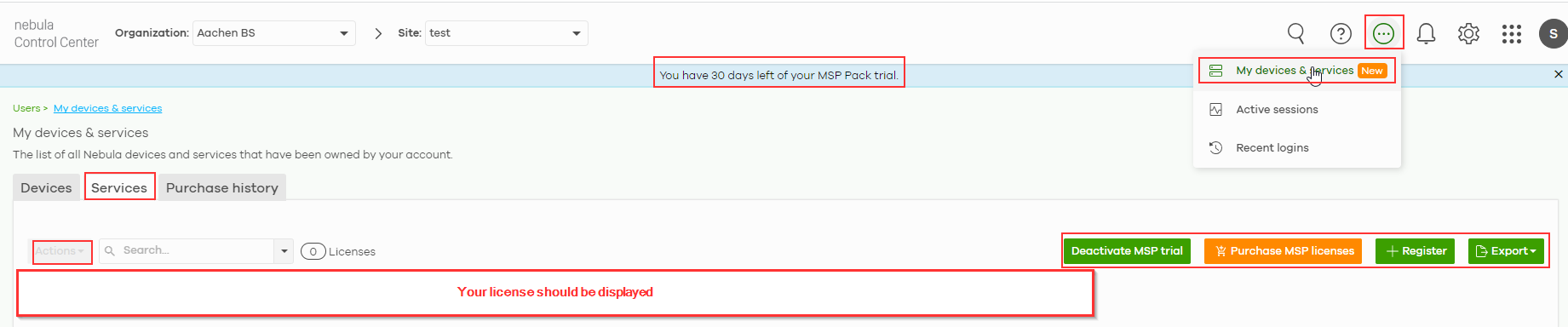 Nebula [MSP Pack] - Activation and Overview of Managed Service Provider ...