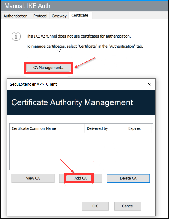 Zyxel VPN [SecuExtender] - if certificate expired in Nebula Firewall ...