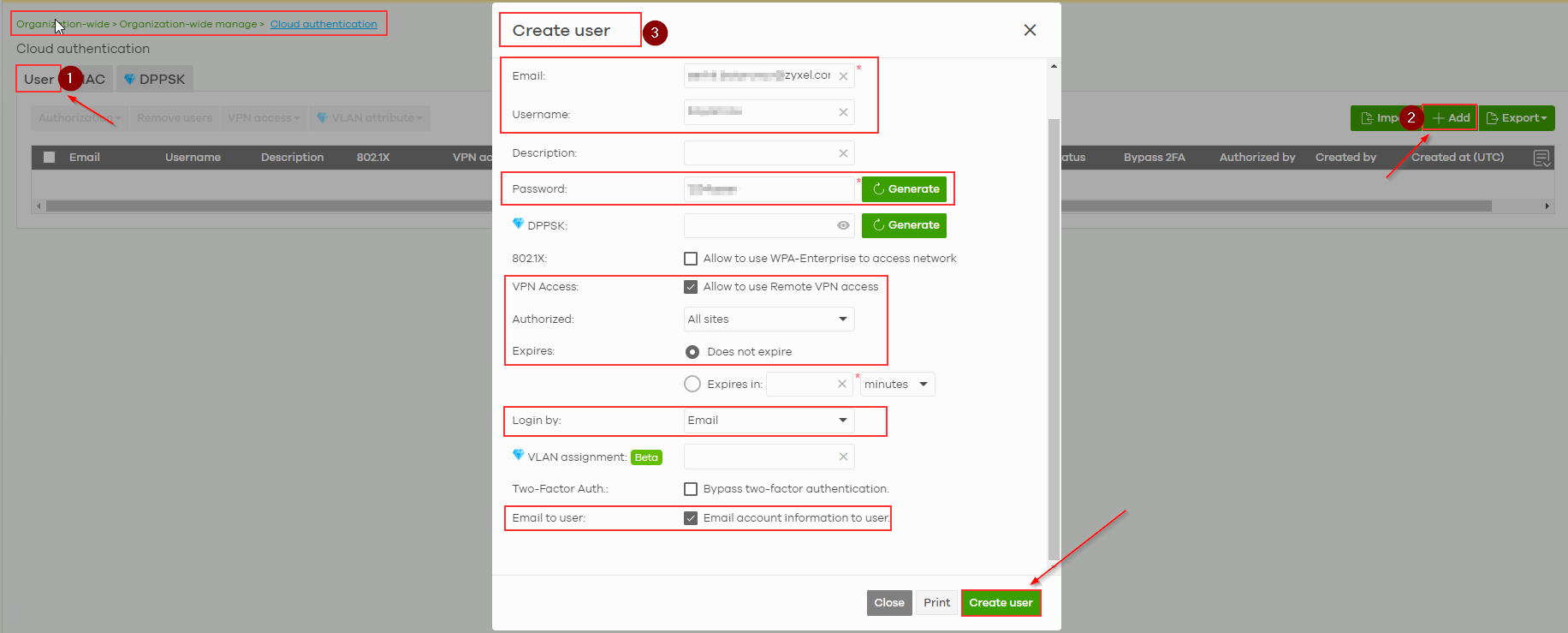 Zyxel Nebula Remote Access VPN - How to configure IKEv2 IPsec Remote ...