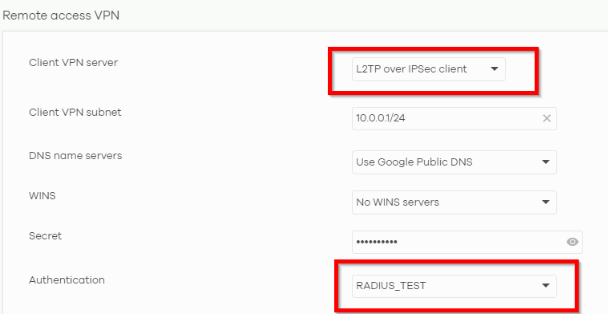 Nebula [VPN] - Configure L2TP-VPN with a RADIUS/AD-Server using Nebula – Zyxel Support Campus USA
