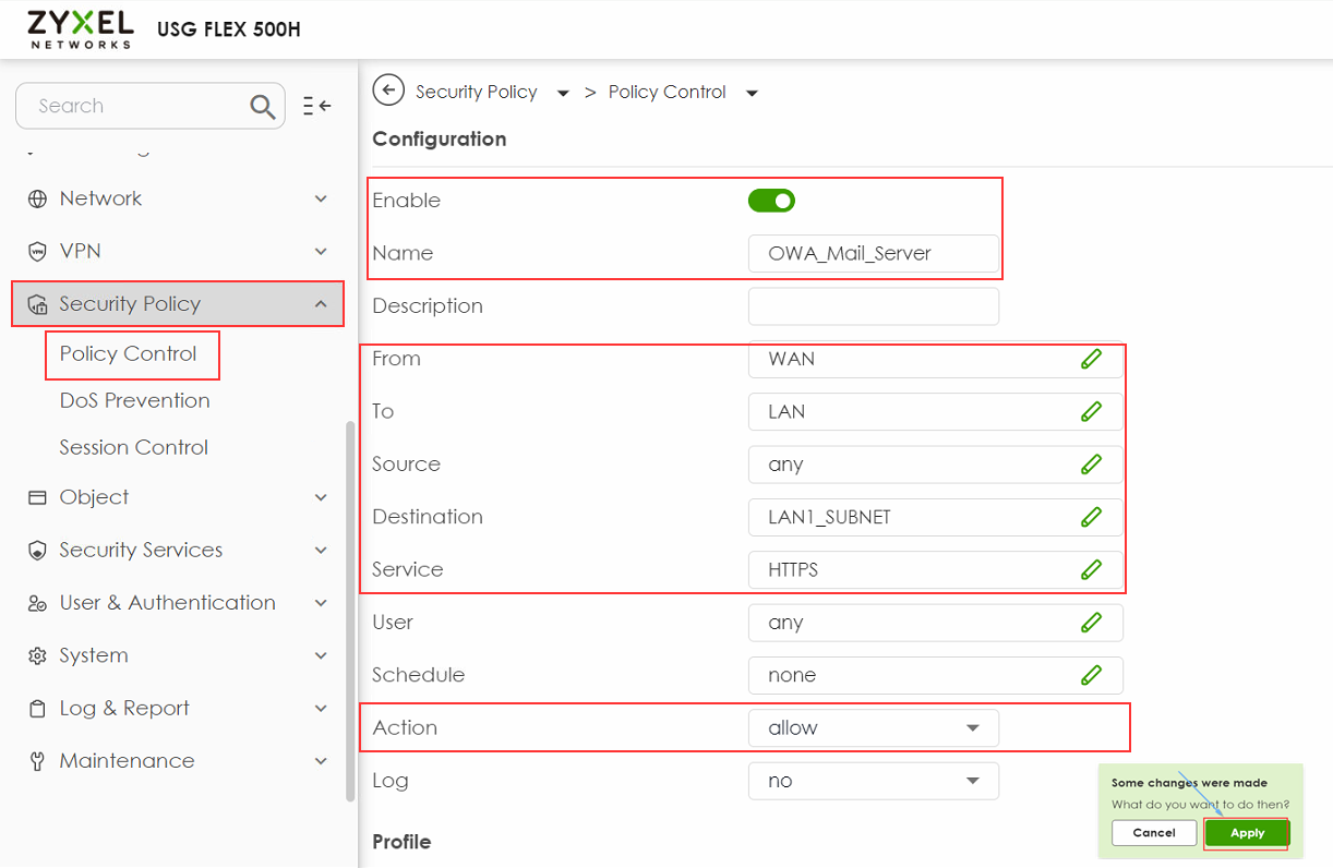 Zyxel Firewall [NAT] - how to configure NAT 1 to 1 (Network Address Translation ) on the Zyxel ...