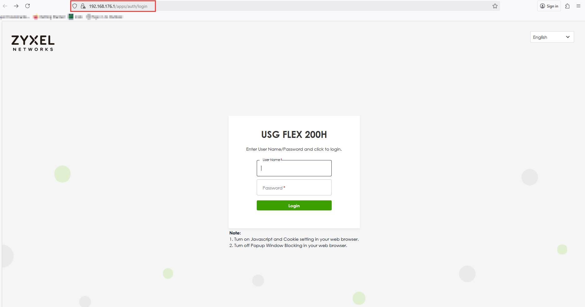 USG FLEX H Series [uOS] - Initial Setup USG FLEX H Series Firewall ...