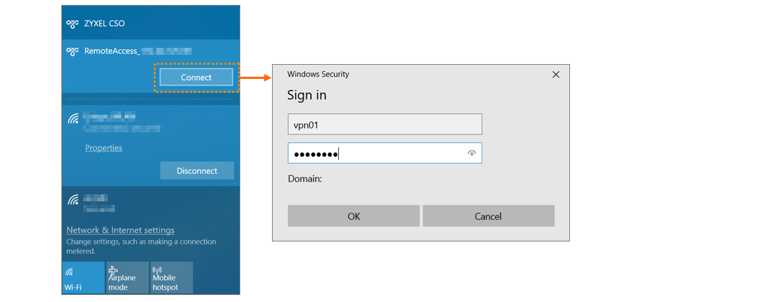 USG FLEX H Series [Firewall] - VPN Clients Options – Zyxel Support ...