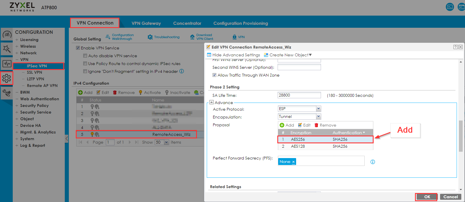 [VPN] Zyxel USG FLEX/ATP VPN [Quick Setup] - Configure IKEv2 IPSec VPN ...