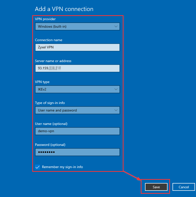 [VPN] Zyxel USG FLEX/ATP VPN [Quick Setup] - Configure IKEv2 IPSec VPN ...