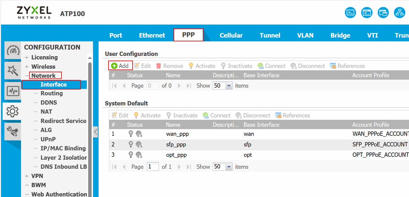 Zyxel Firewall [Orange] - USG & Zywall - Configuring the Orange fiber ...