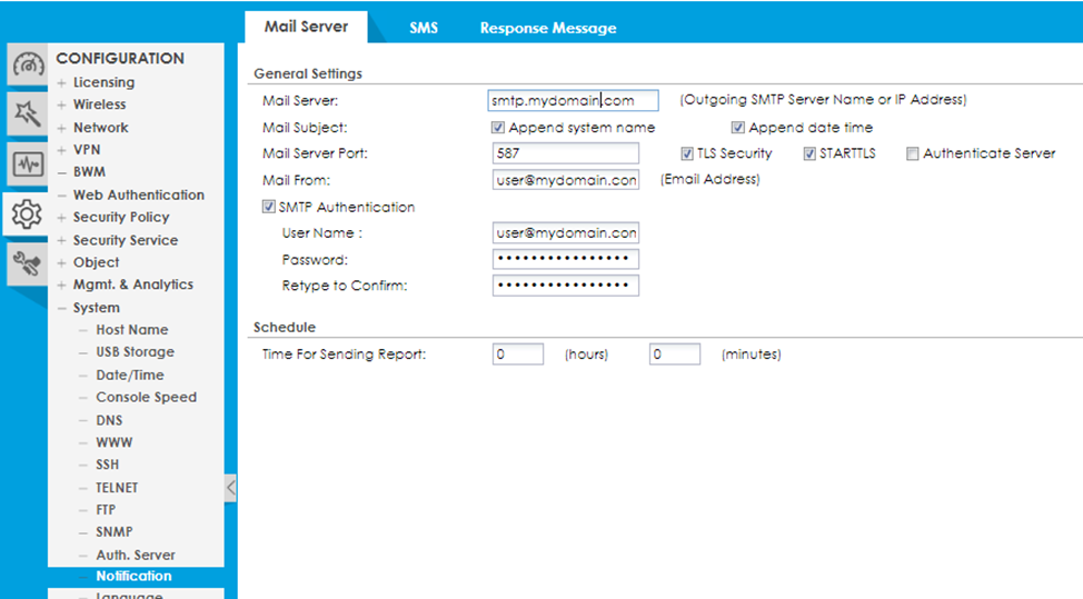 USG/ATP/VPN - VPN 2FA with SMS (eCall) – Zyxel Support Campus USA