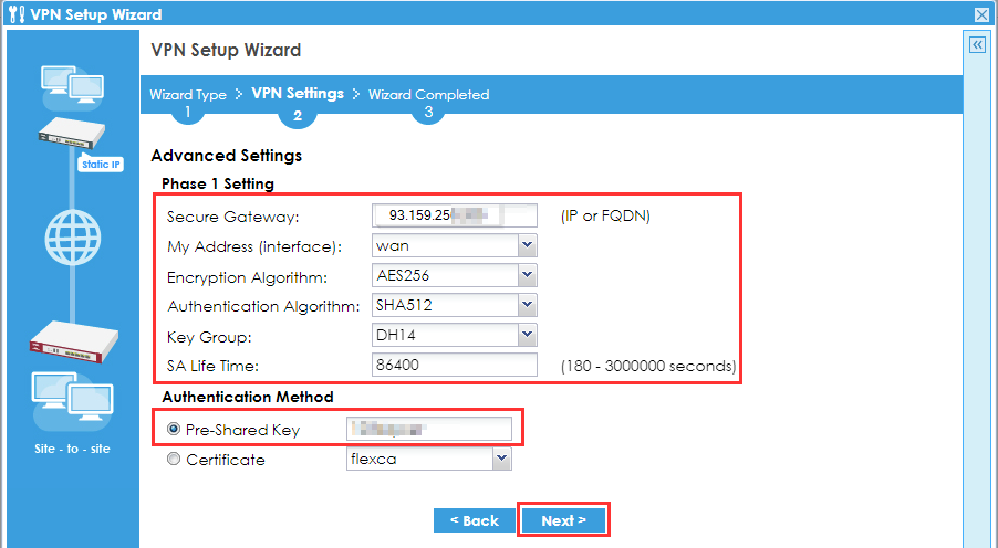 Zyxel Firewall [VPN] - Configure IPSec Site-To-Site VPN on Zyxel ...