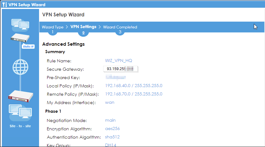 Zyxel Firewall [VPN] - Configure IPSec Site-To-Site VPN on Zyxel ...