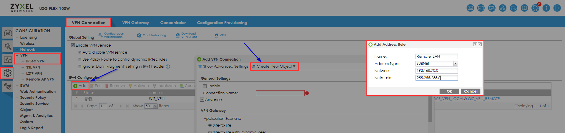 Zyxel Firewall [VPN] - Configure IPSec Site-To-Site VPN on Zyxel ...
