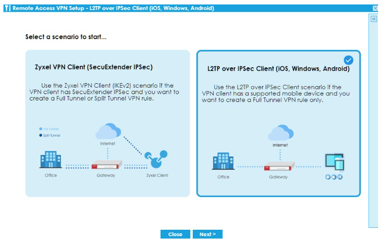 VPN - Configure L2TP over IPSec VPN using PSK [Stand-alone mode] – Zyxel Support Campus USA