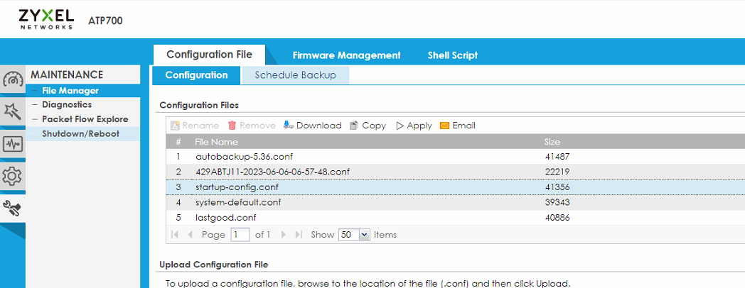Zyxel Firewall [convert Tool] Troubleshoot Configuration Upload Zyxel Support Campus Usa