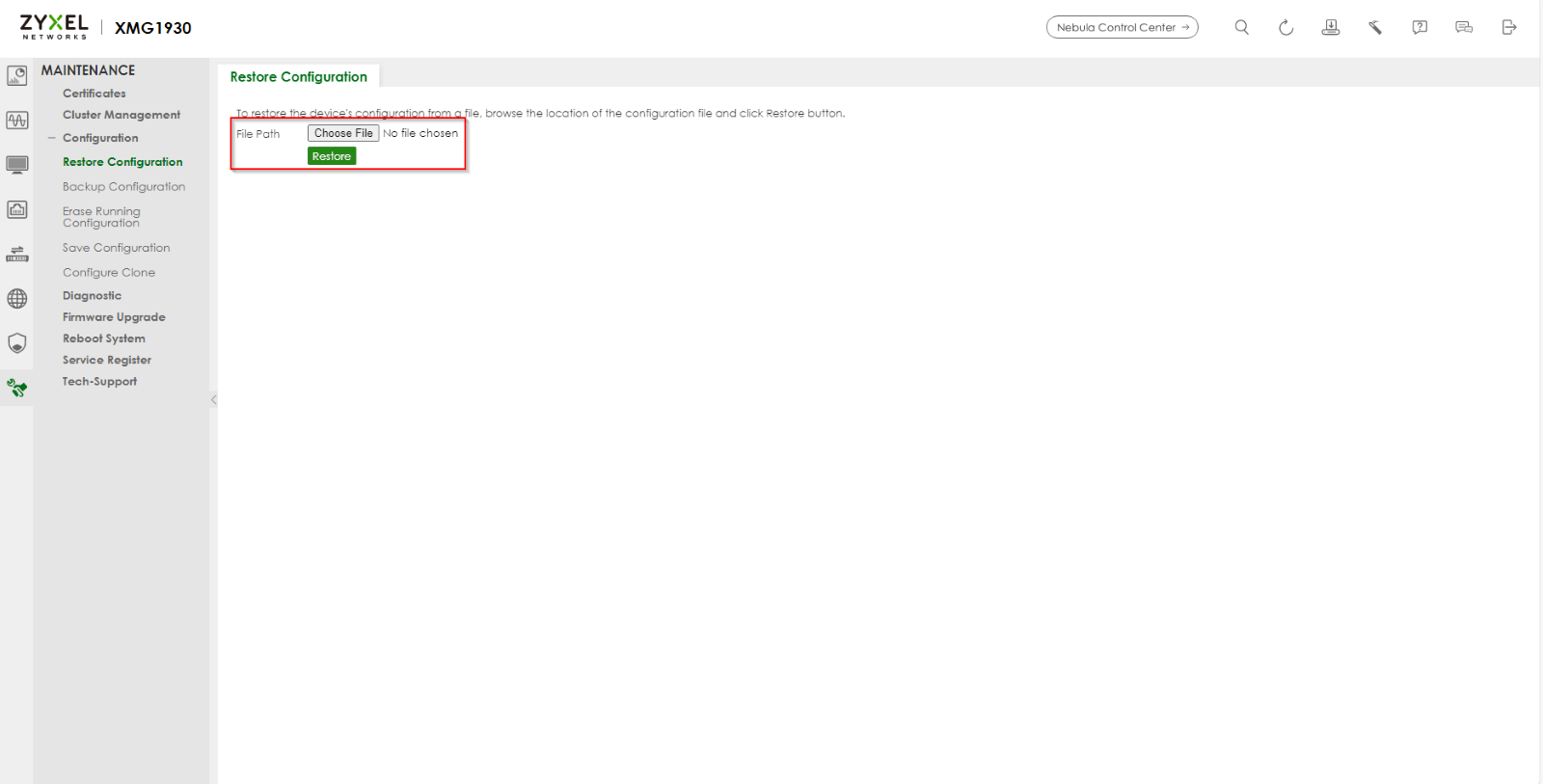 Zyxel Switch [Configuration File] - How to Backing Up and Restoring ...