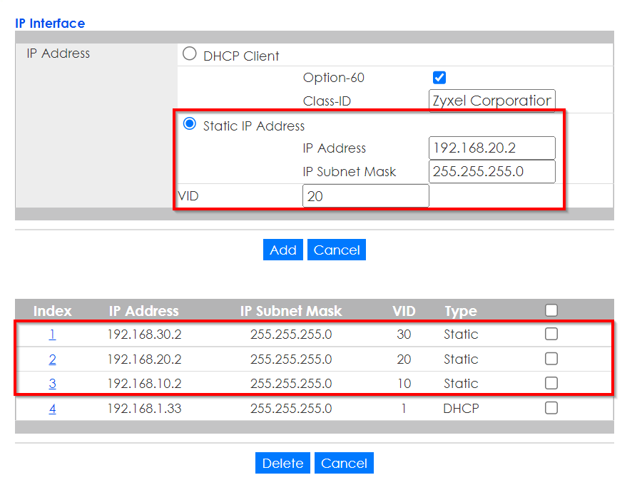 How to configure inter-routing between different VLANs – Zyxel Support Campus USA