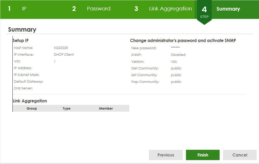 Zyxel XGS Switch [XGS series] - XGS2220 switch overview and basic setup – Zyxel Support Campus USA
