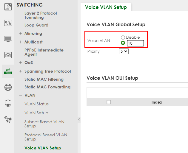 Network Switch - Voice VLAN [GS/XGS-Series] – Zyxel Support Campus USA